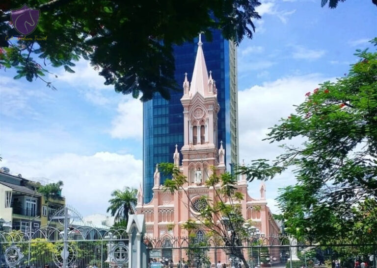 Da Nang Cathedral- The Pink Church Da Nang - Culture Pham Travel