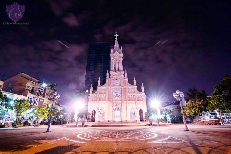 Da Nang Cathedral- The Pink Church Da Nang - Culture Pham Travel